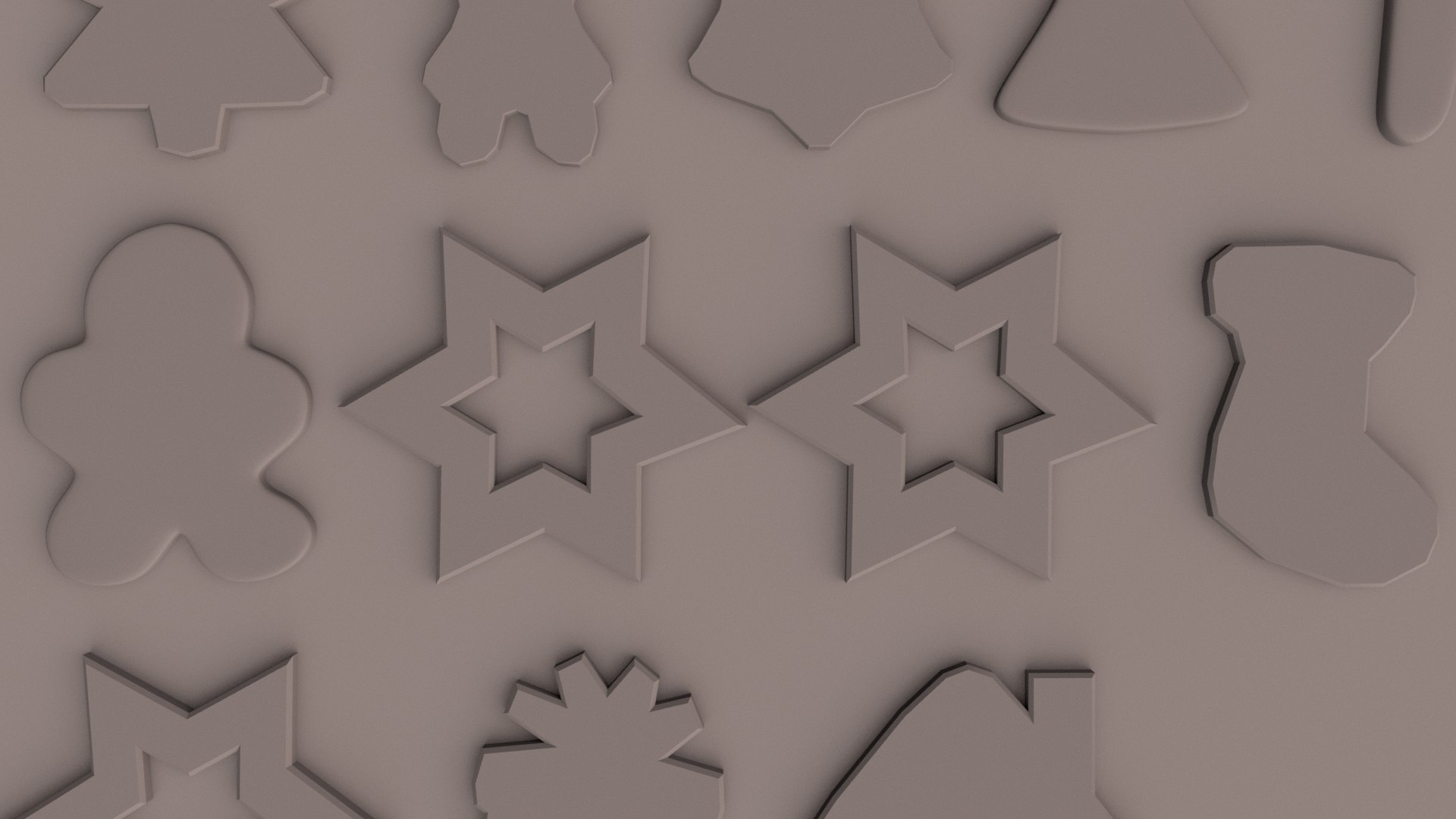 Christmas Cookies 3D model - TurboSquid 1982658