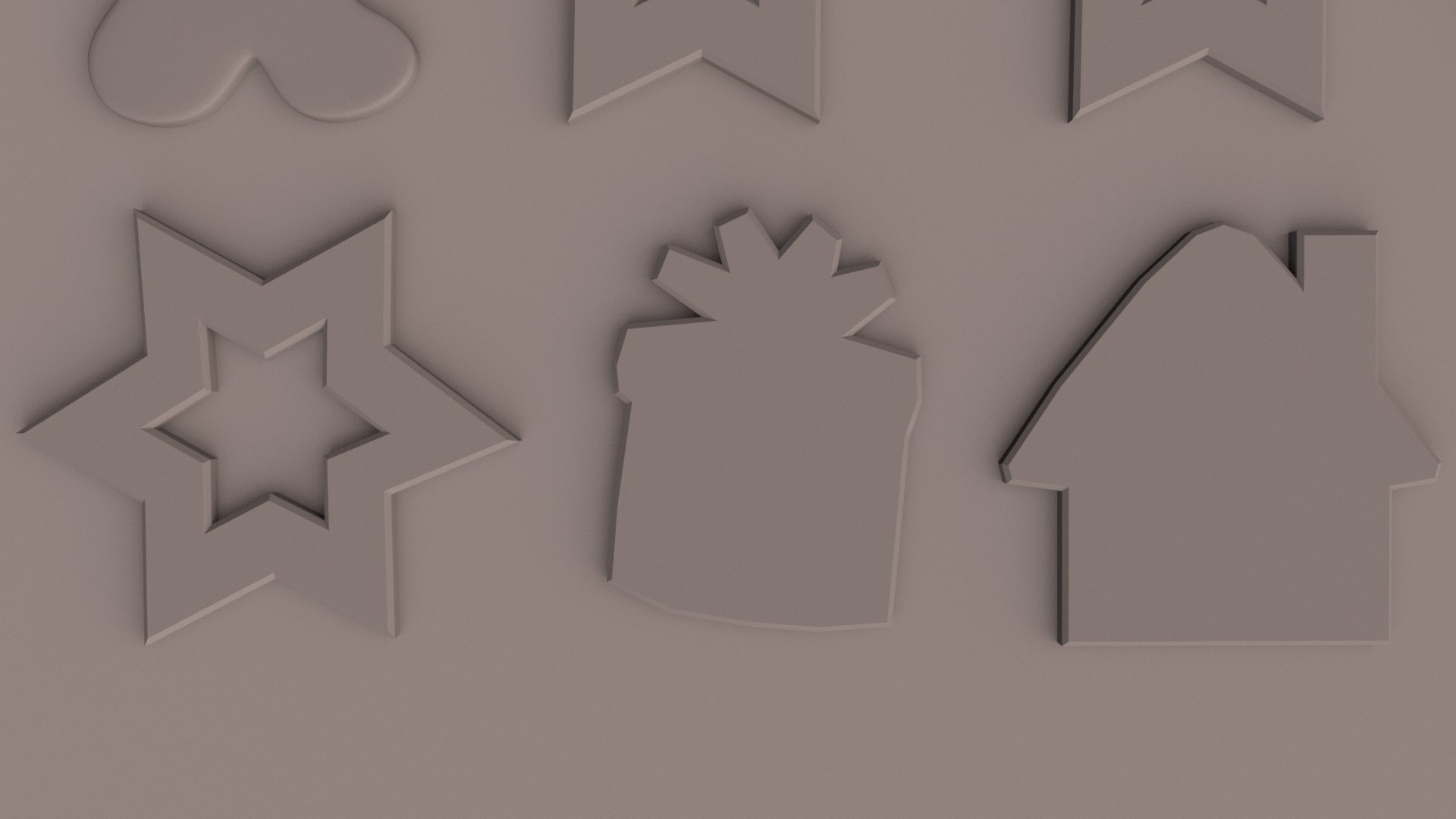 Christmas Cookies 3D model - TurboSquid 1982658