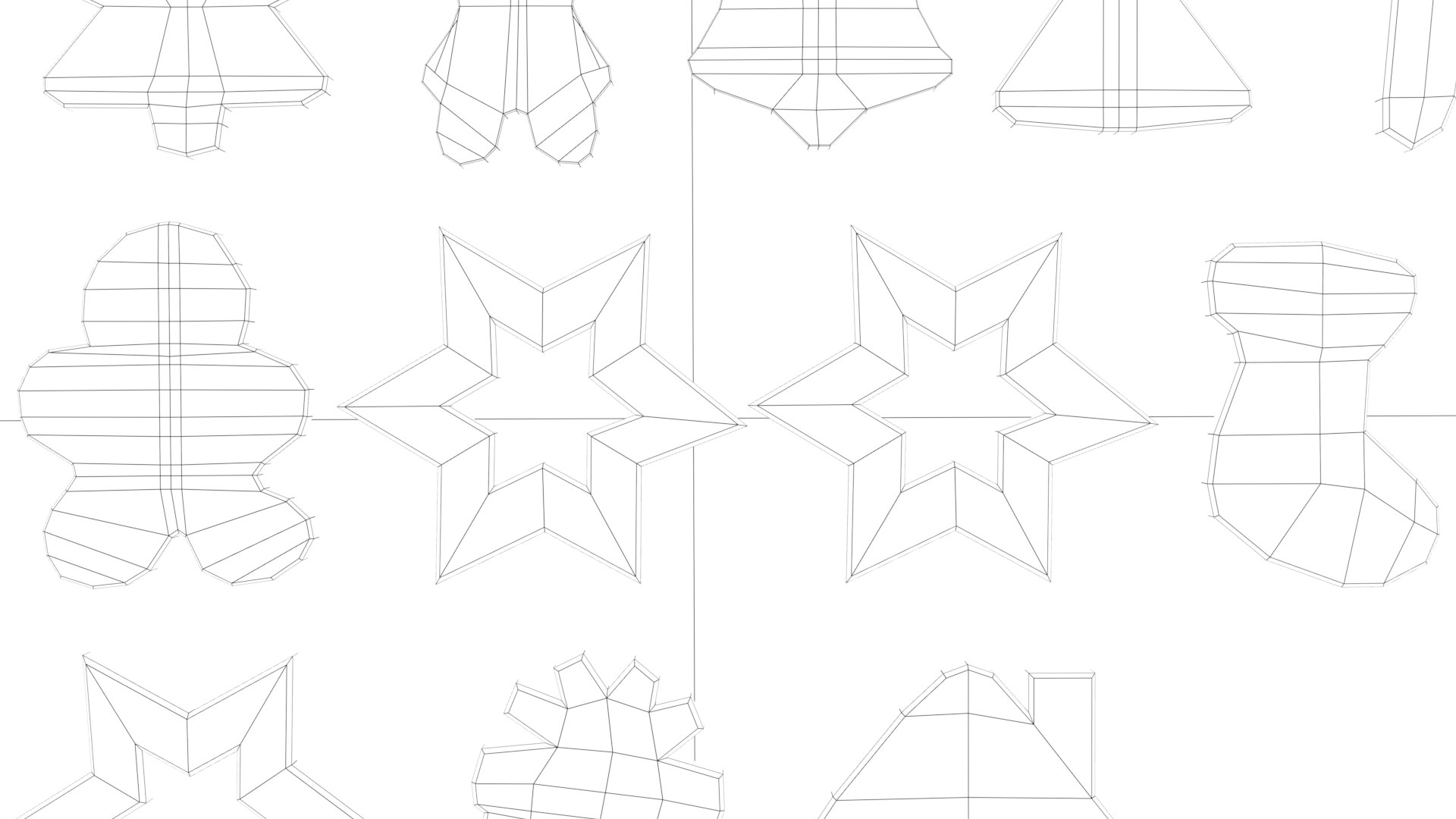 Christmas Cookies 3D model - TurboSquid 1982658