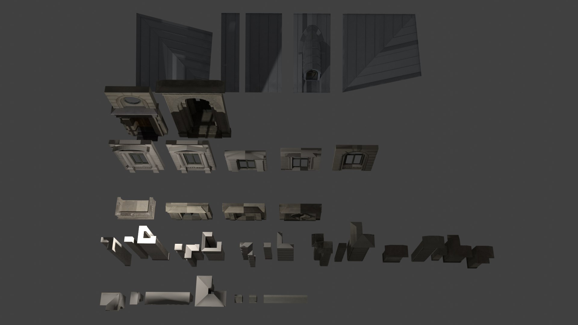 Modular Architectural Kit 3D Model - TurboSquid 2384876