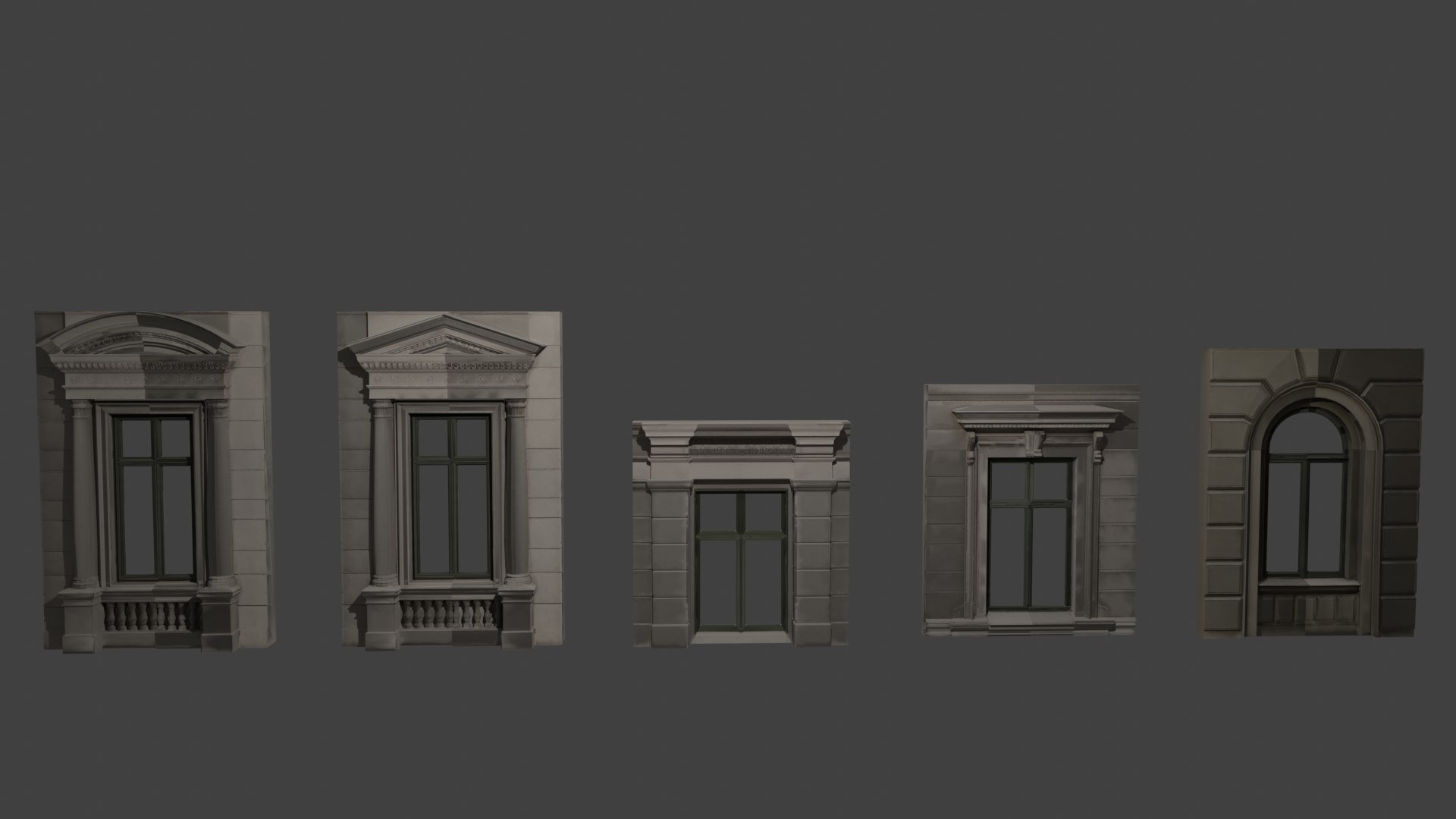 Modular Architectural Kit 3D Model - TurboSquid 2384876