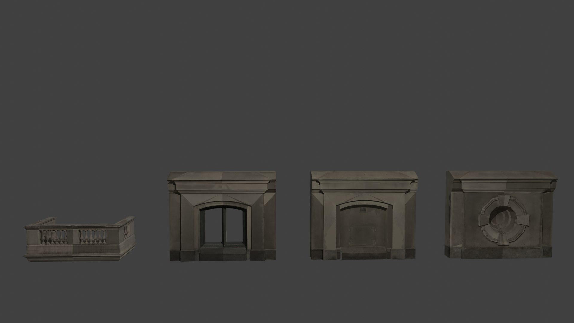 Modular Architectural Kit 3D Model - TurboSquid 2384876