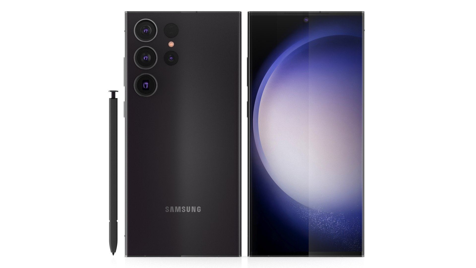 3D Samsung Galaxy S23 Ultra Phantom Black - TurboSquid 2101773