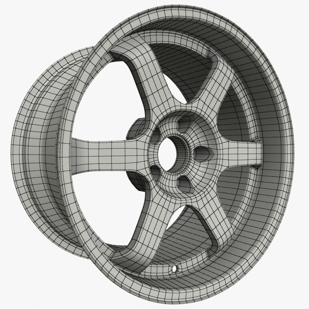 cars wheels 3d model