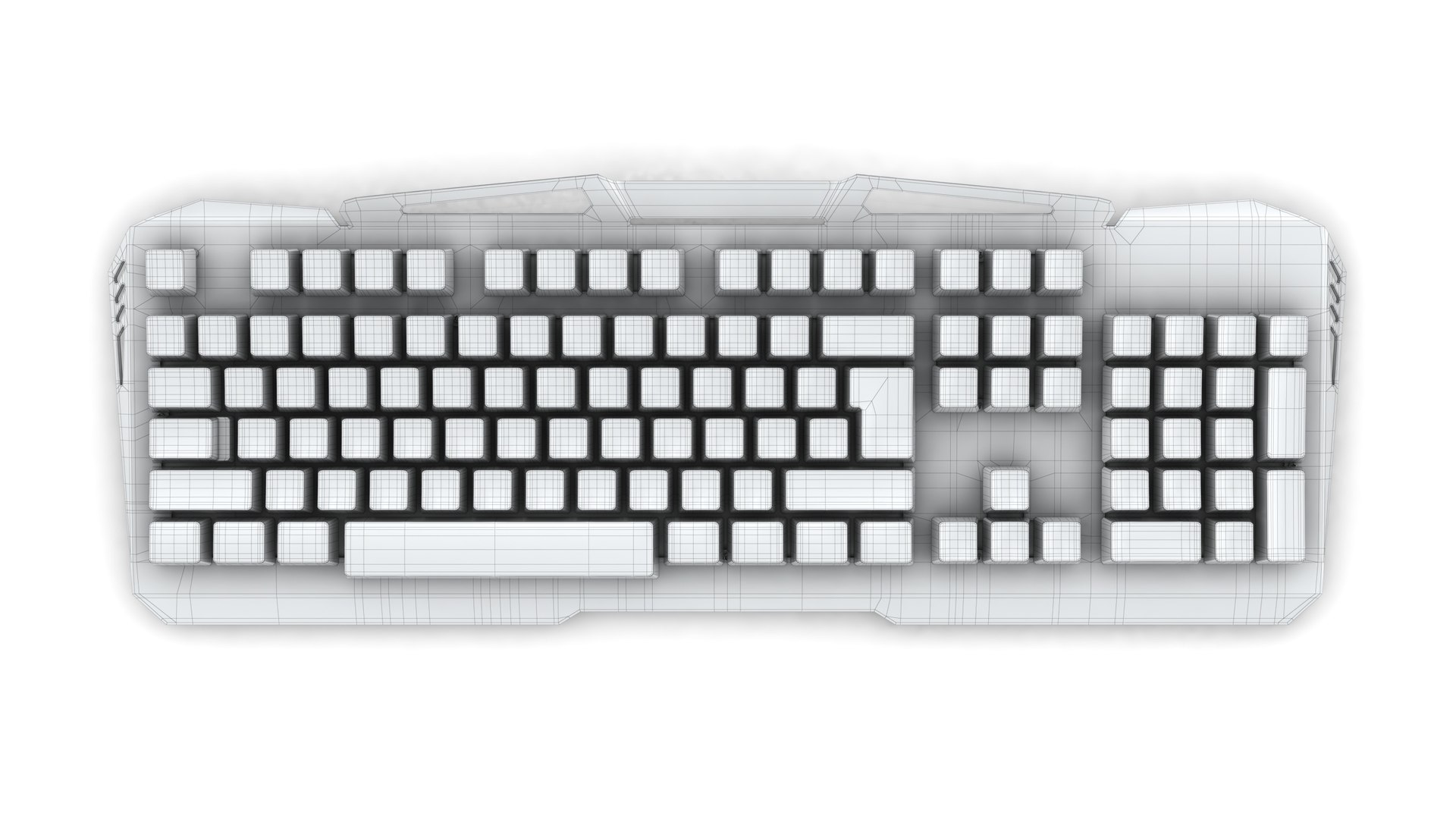 Mechanical Keyboard 3D - TurboSquid 2259246