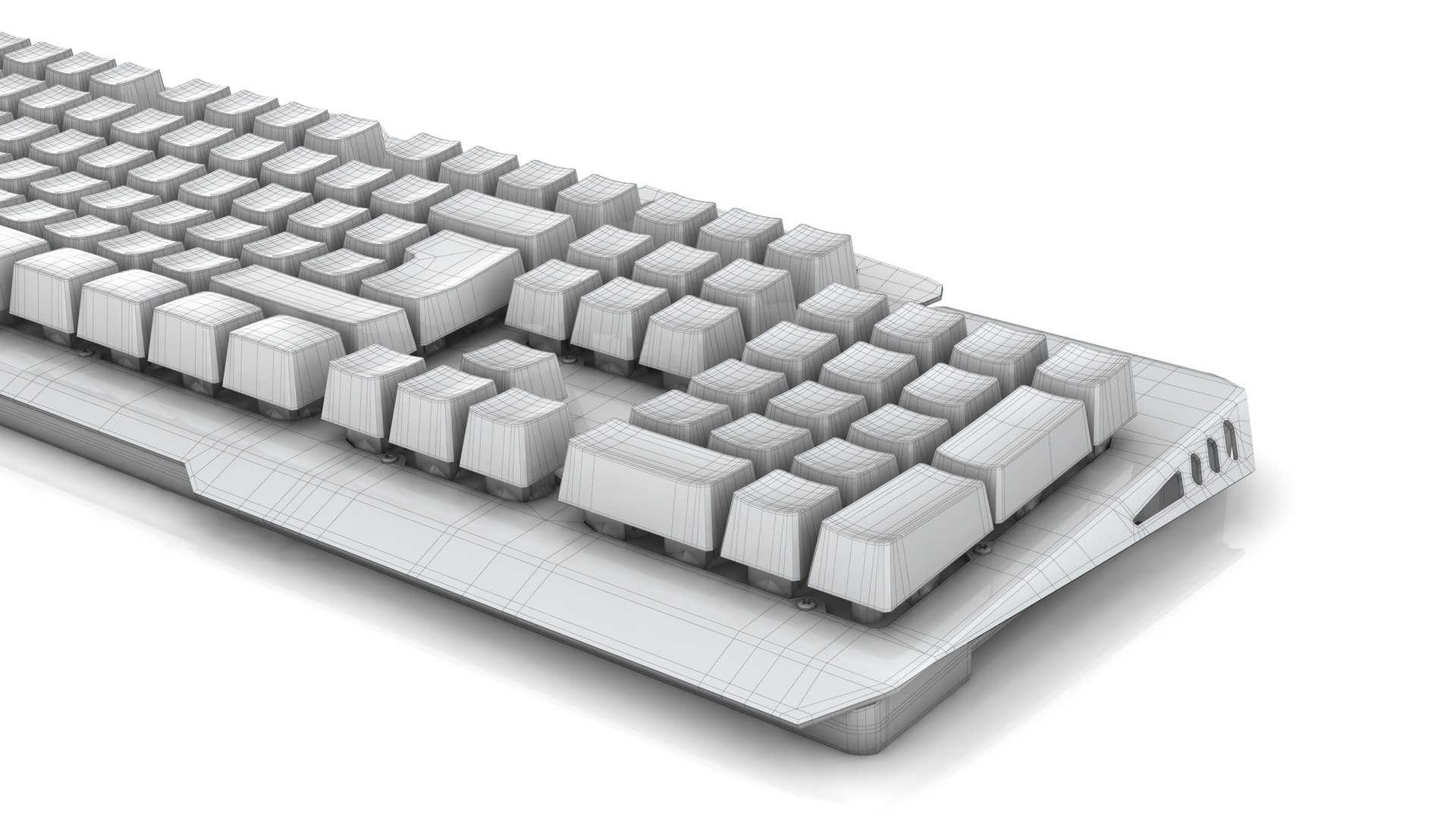 Mechanical Keyboard 3D - TurboSquid 2259246