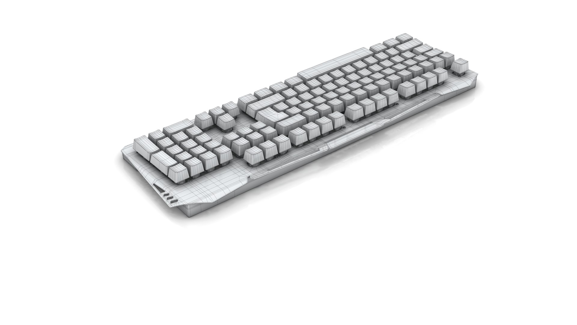 Mechanical Keyboard 3D - TurboSquid 2259246