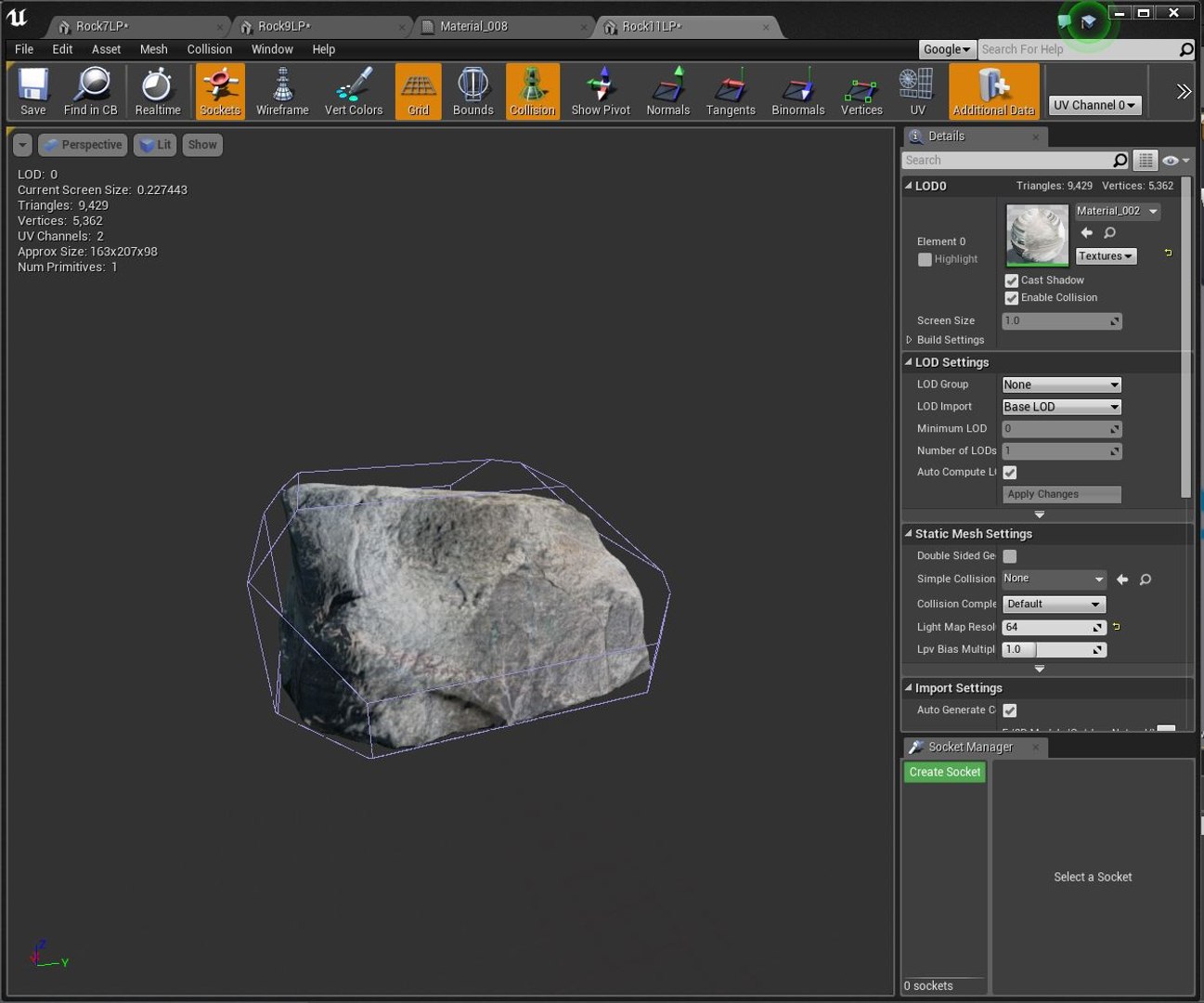 C4d Rock Scan
