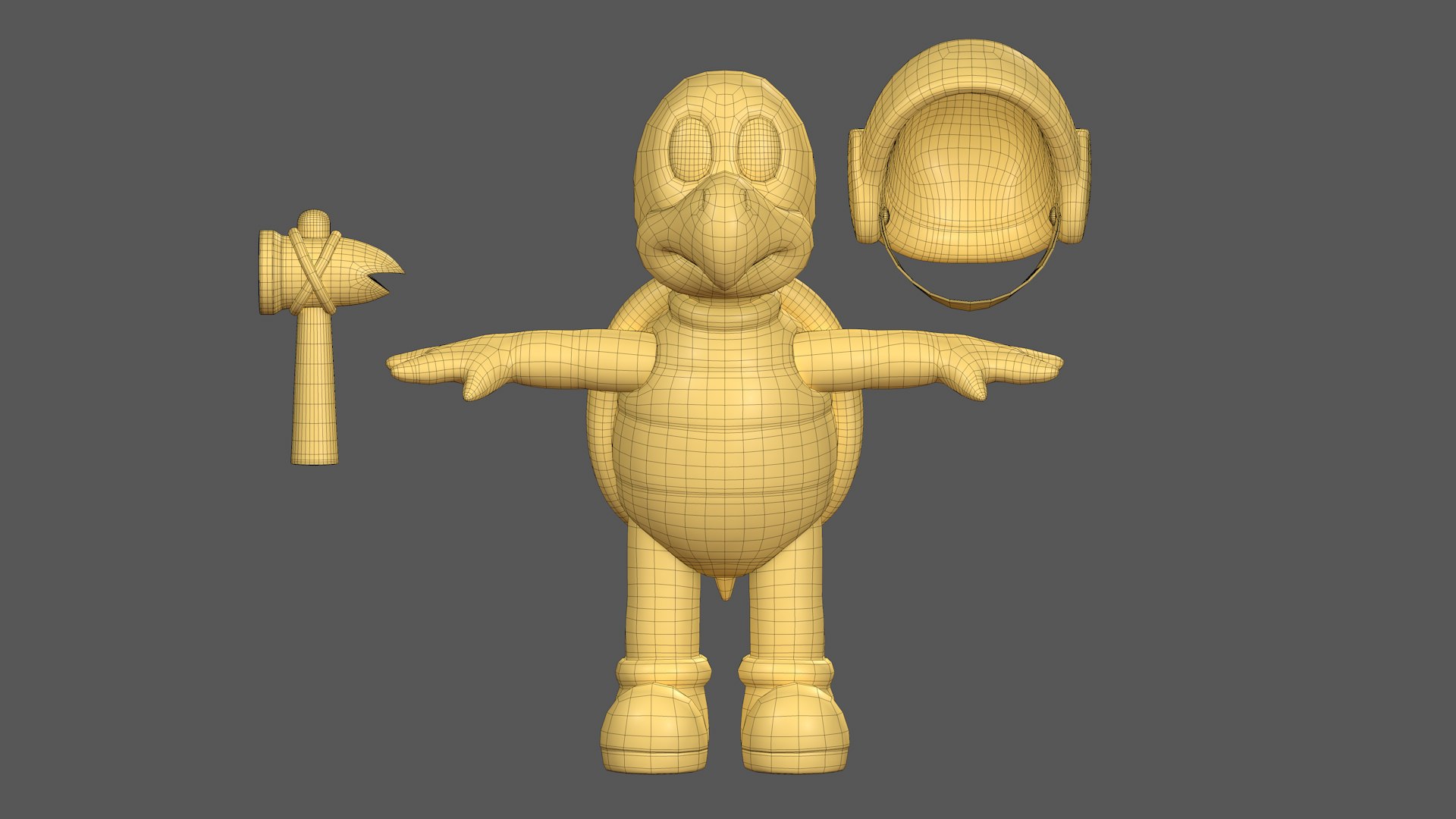 Hammer Bro Character 8K Super Mario Assets Model - TurboSquid 1741617