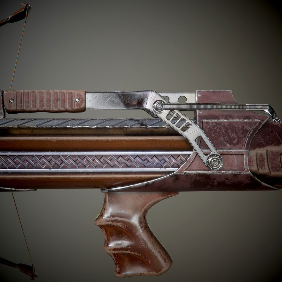 3d Crossbow Animation Ready Model
