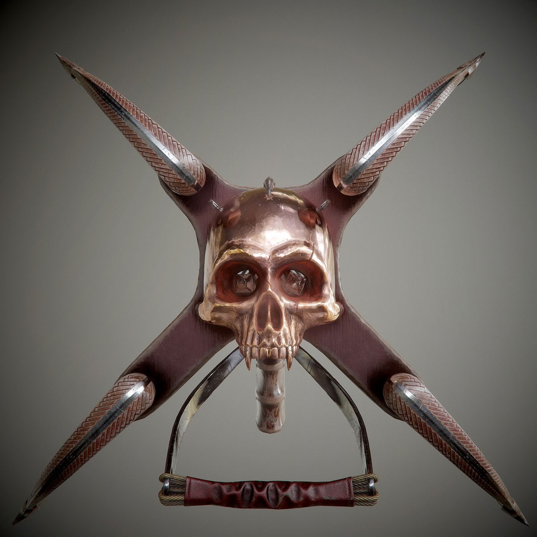 3d crossbow animation ready model