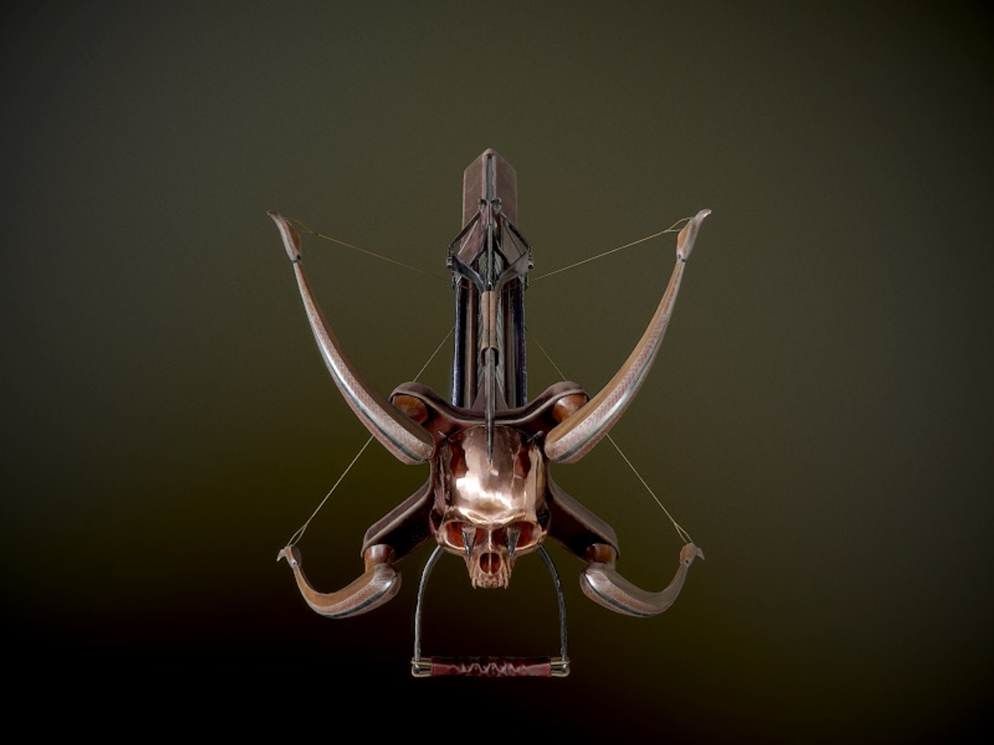 3d Crossbow Animation Ready Model