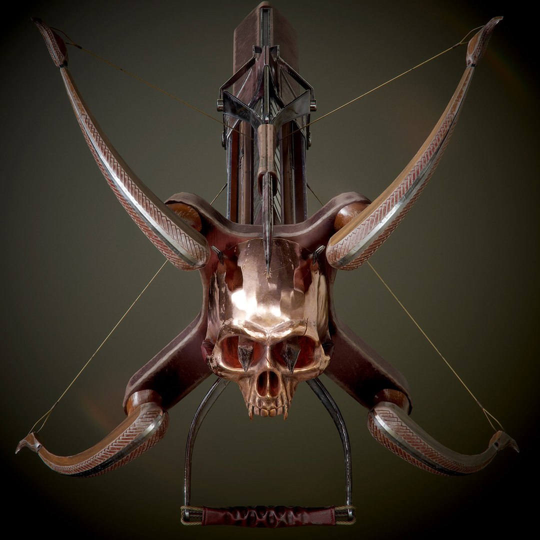 3d Crossbow Animation Ready Model