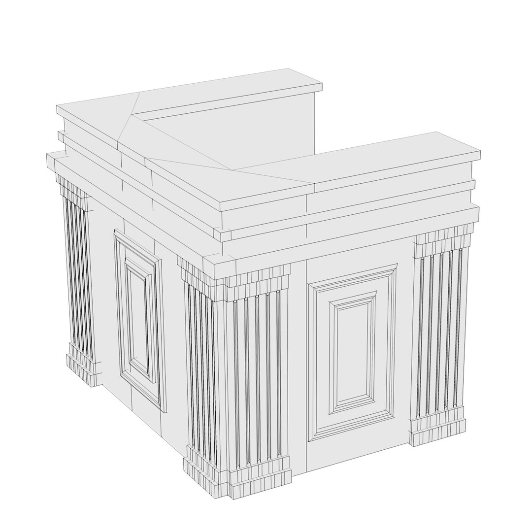 Podium 3d Model