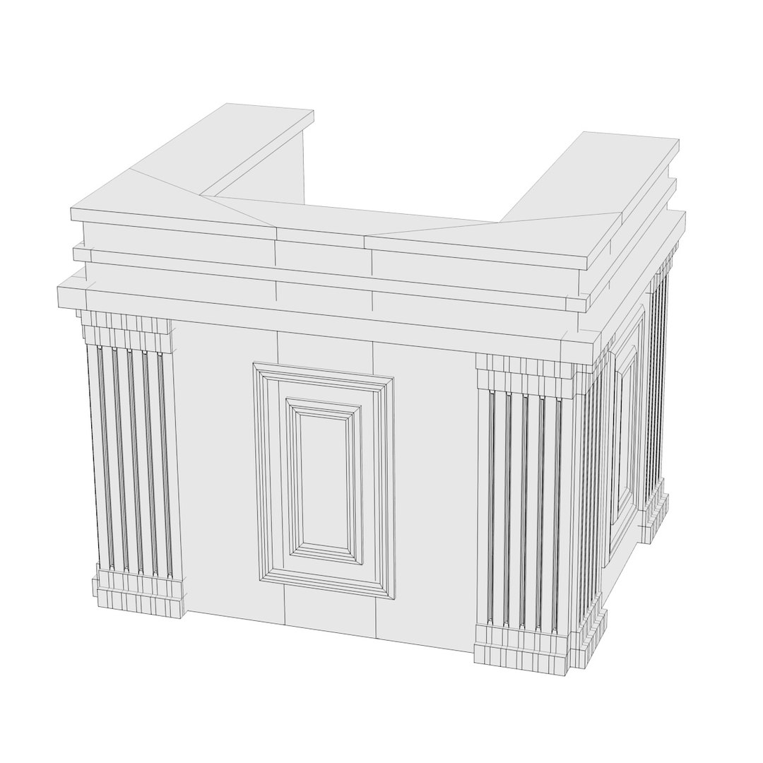 Podium 3d Model