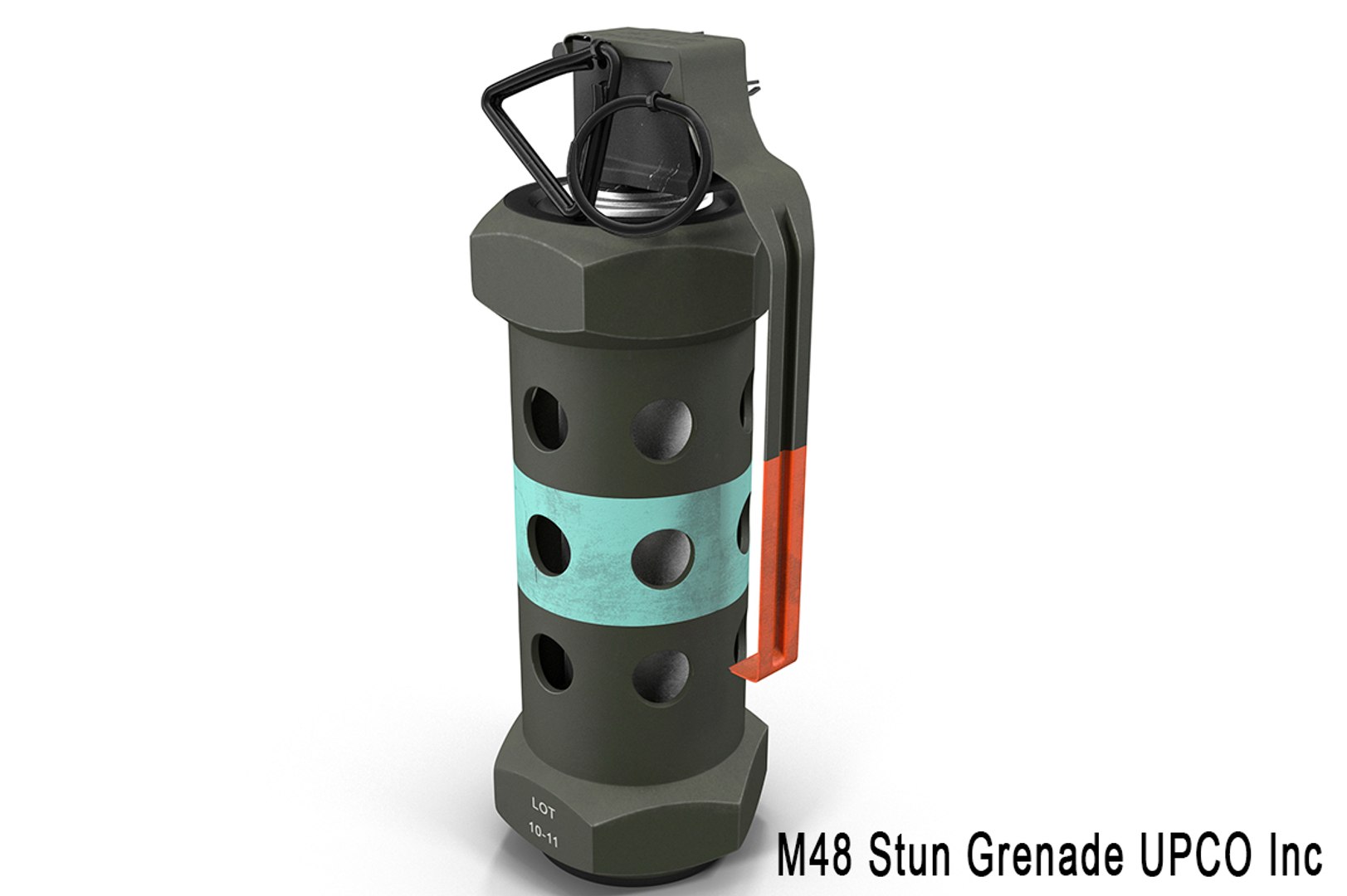 grenade m84 stun 3d max