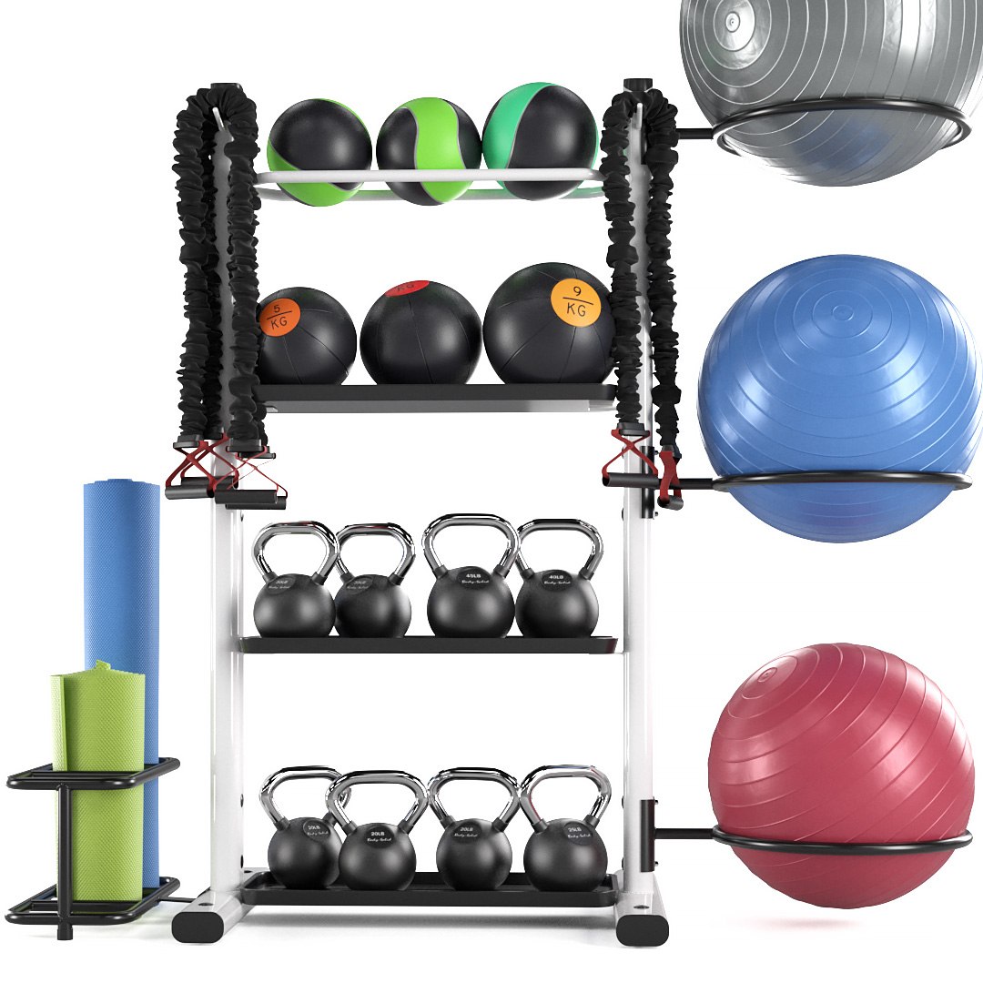 Fitness Rack 3D Model - TurboSquid 1515116