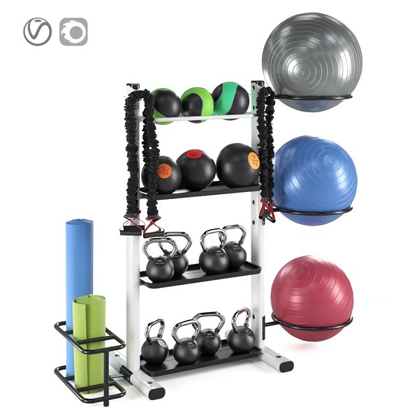 Fitness rack 3D model - TurboSquid 1515116