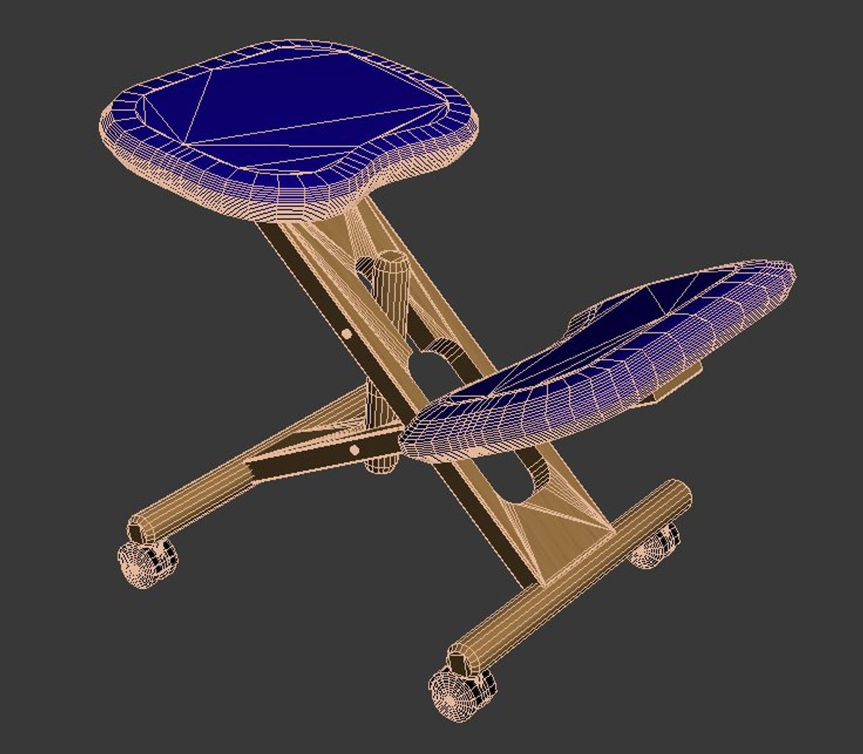 Ergonomic Chair Obj