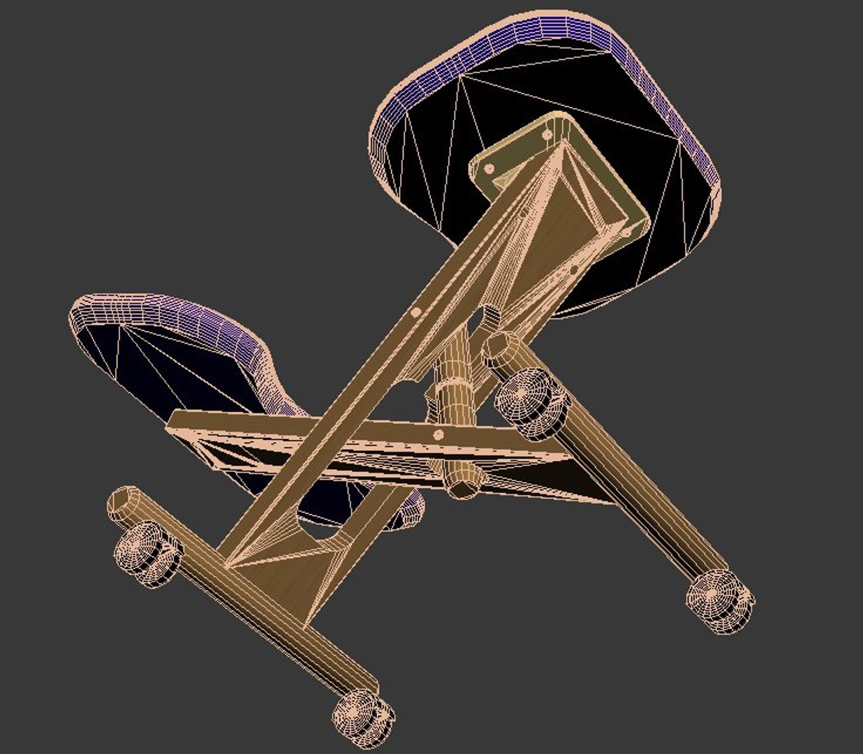 Ergonomic Chair Obj