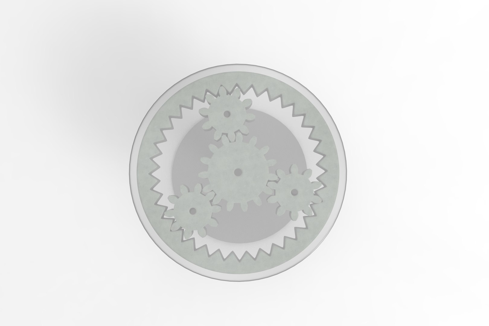 Gears Table 3D Model - TurboSquid 1830636
