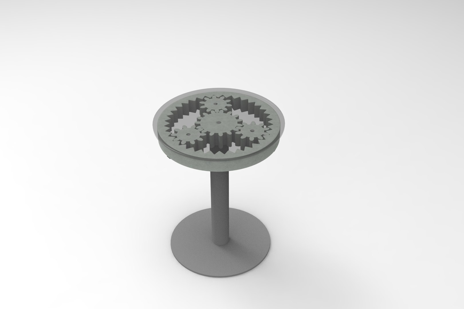 Gears Table 3D Model - TurboSquid 1830636