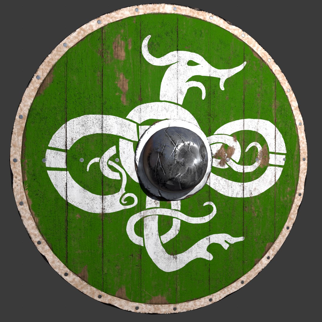 Viking Shield 3D Model - TurboSquid 1764306
