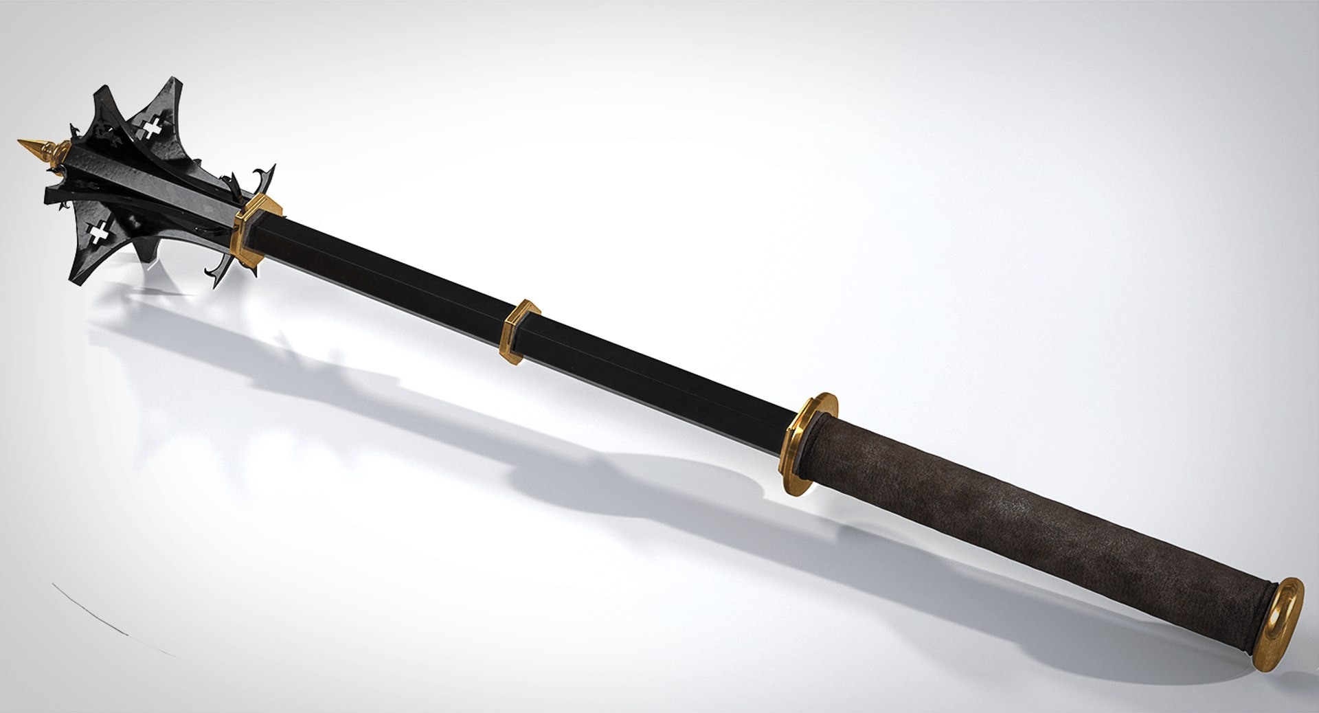 Medieval Flanged Mace 3D - TurboSquid 1152217