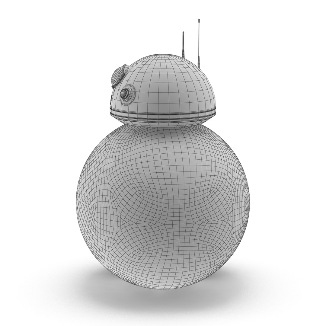 3d Model Rigged Bb-8