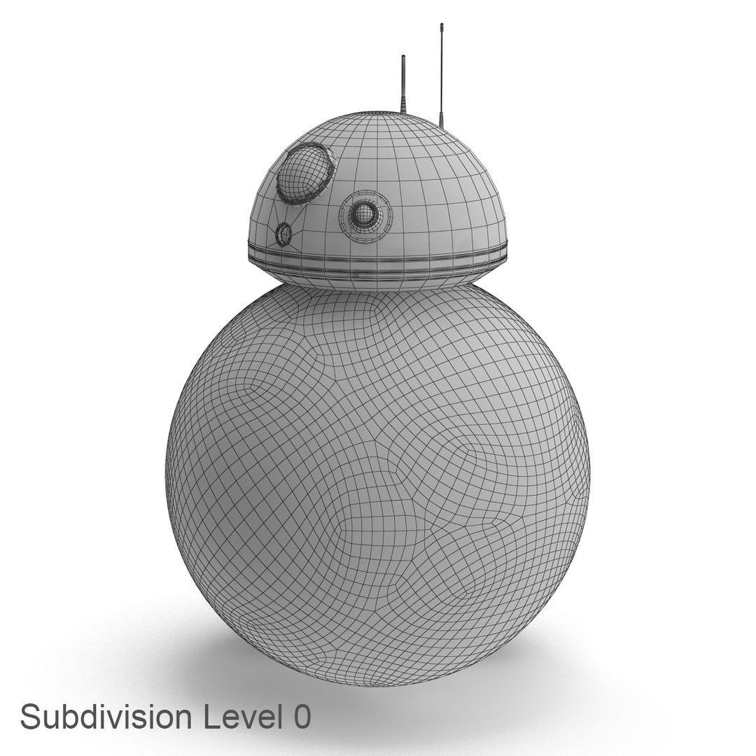 3d Model Rigged Bb-8