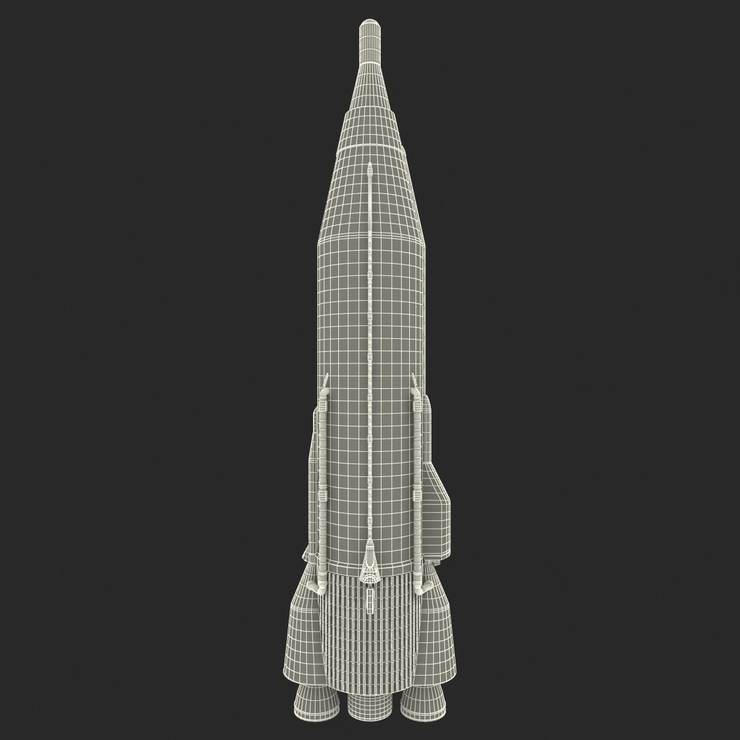 atlas rocket 3d model