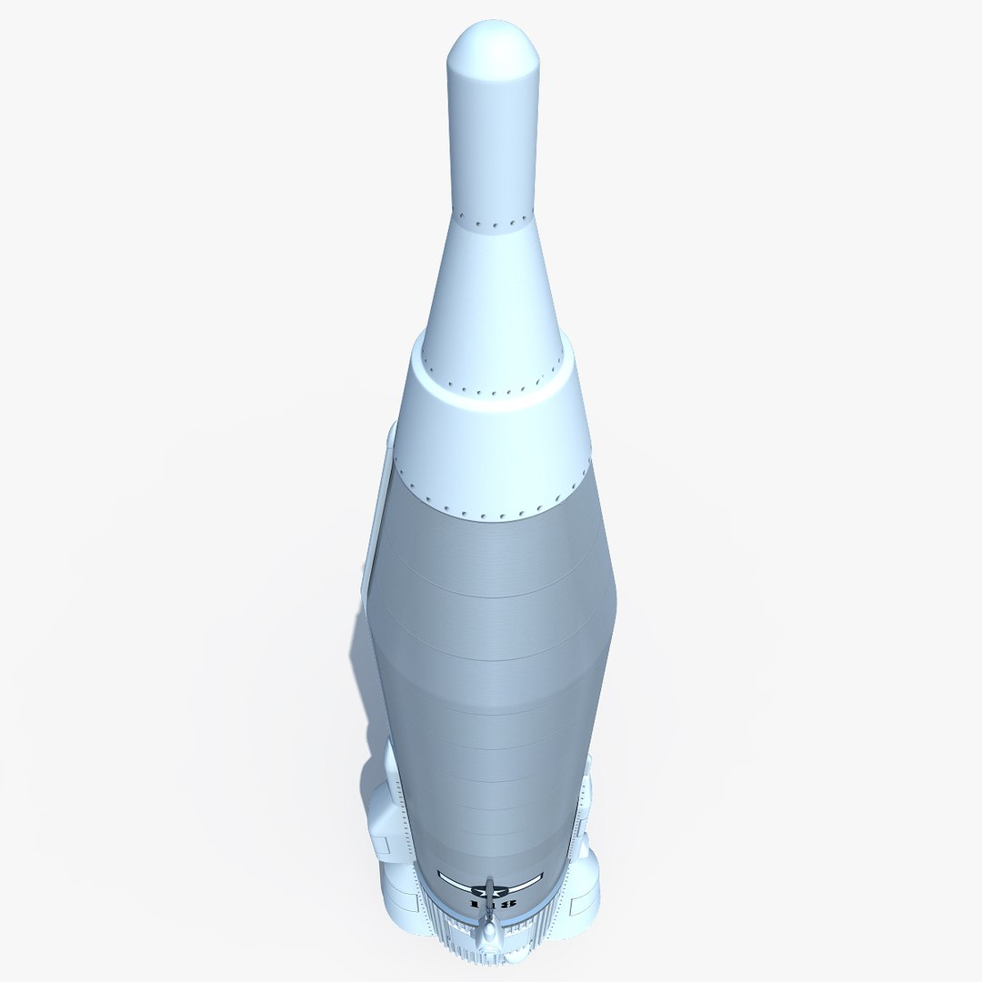 atlas rocket 3d model