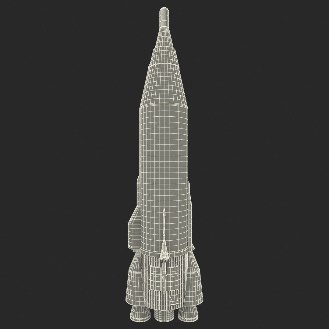 atlas rocket 3d model