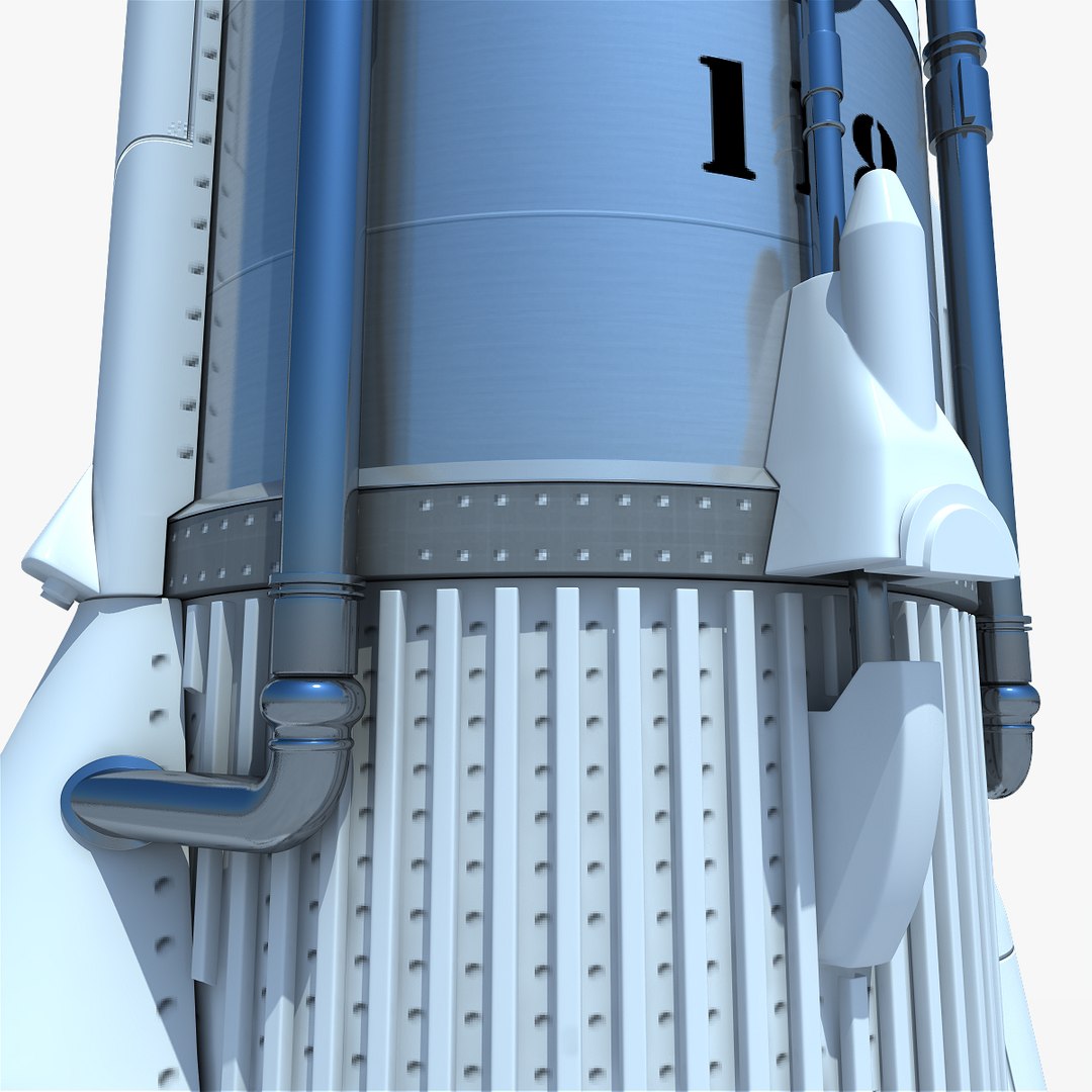 atlas rocket 3d model