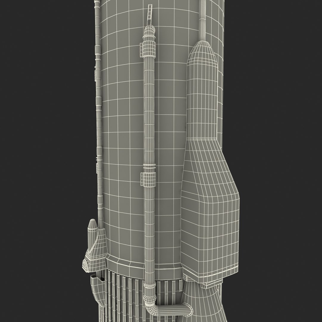atlas rocket 3d model
