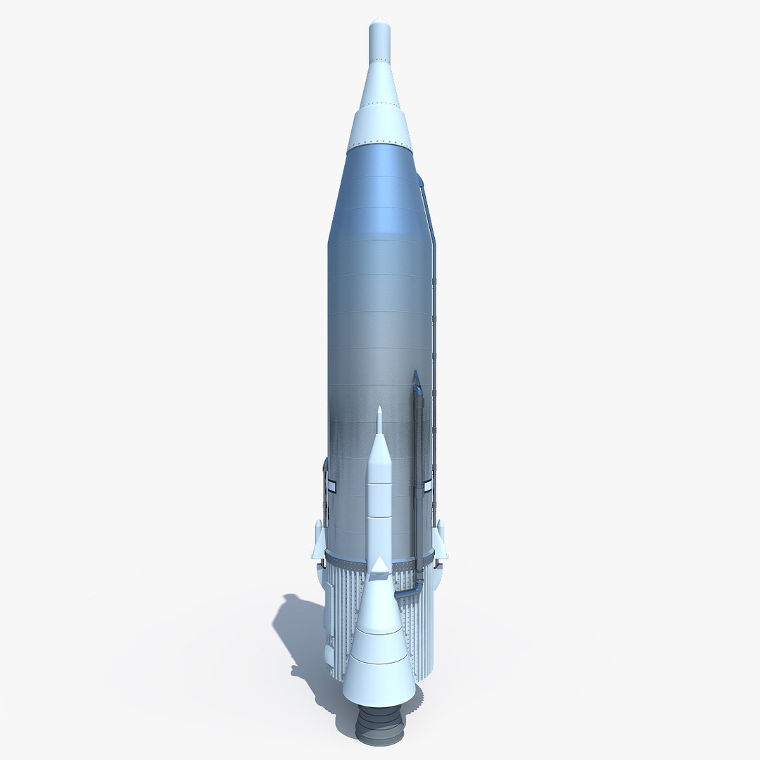 atlas rocket 3d model