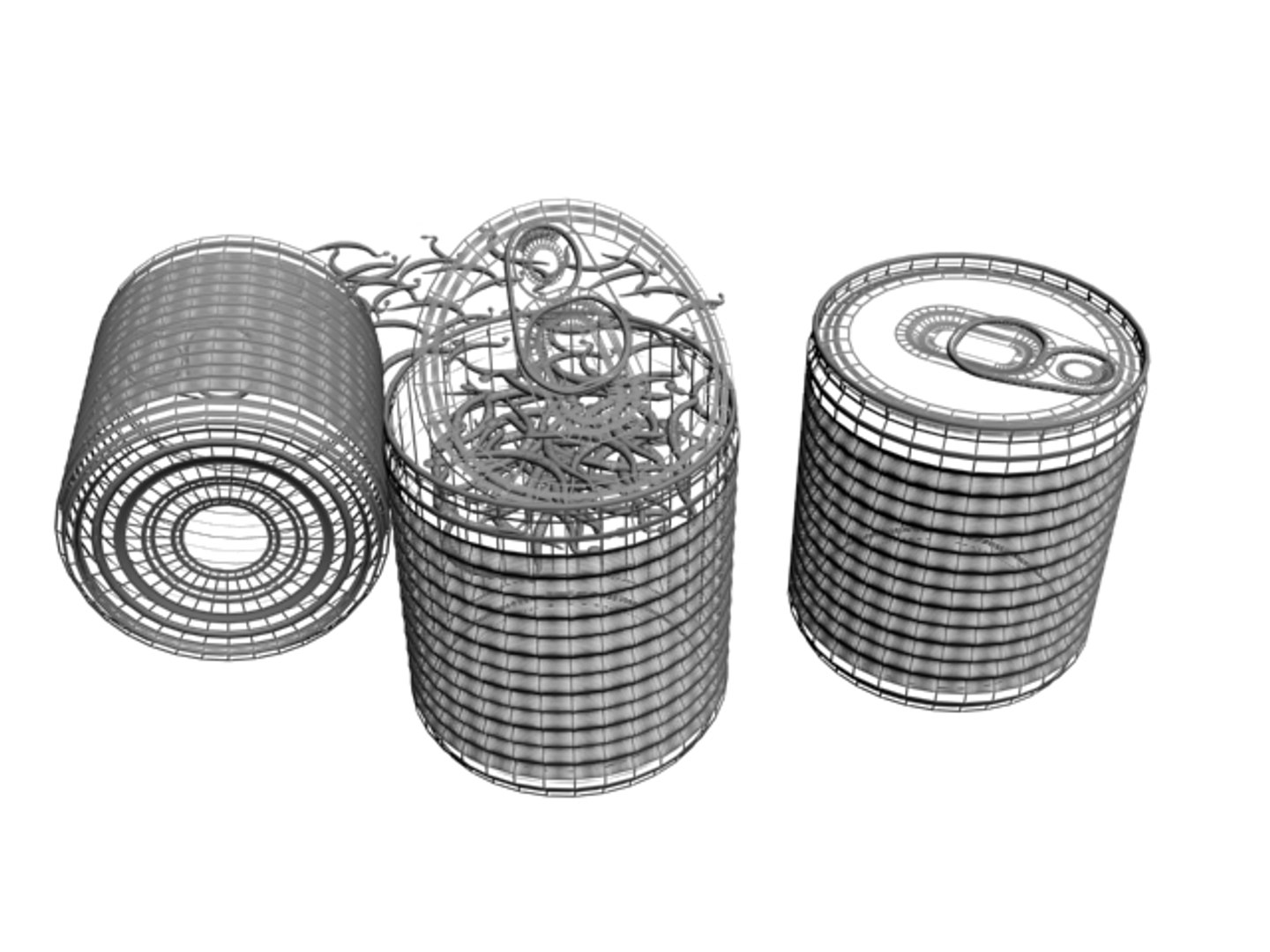 3D Bean Sprouts Tin Model - TurboSquid 1448243