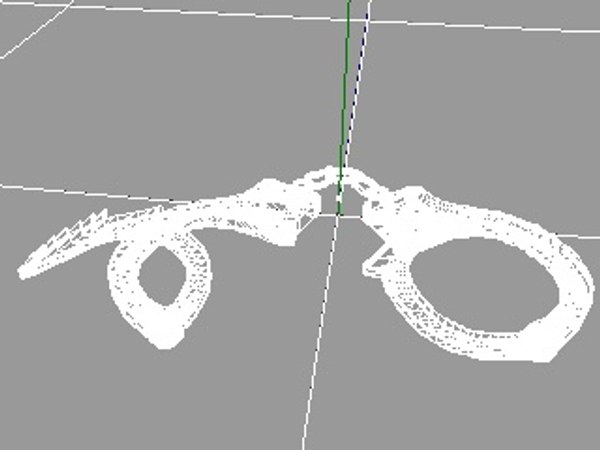 3d handcuffs cuffs model
