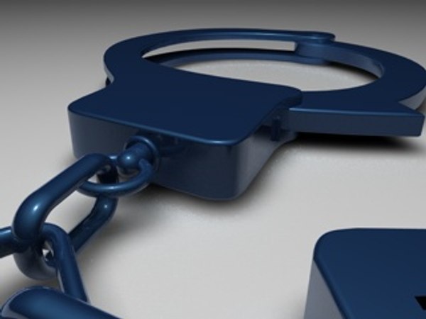 3d handcuffs cuffs model