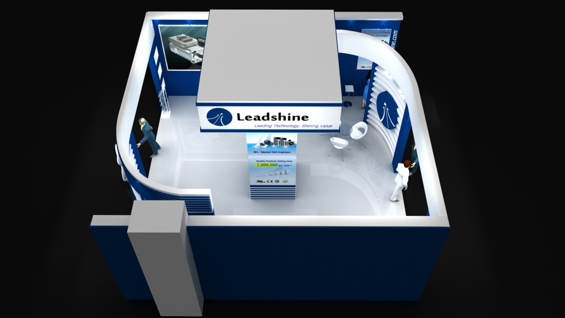 3D ONE SIDE OPEN STAND Model - TurboSquid 1989315