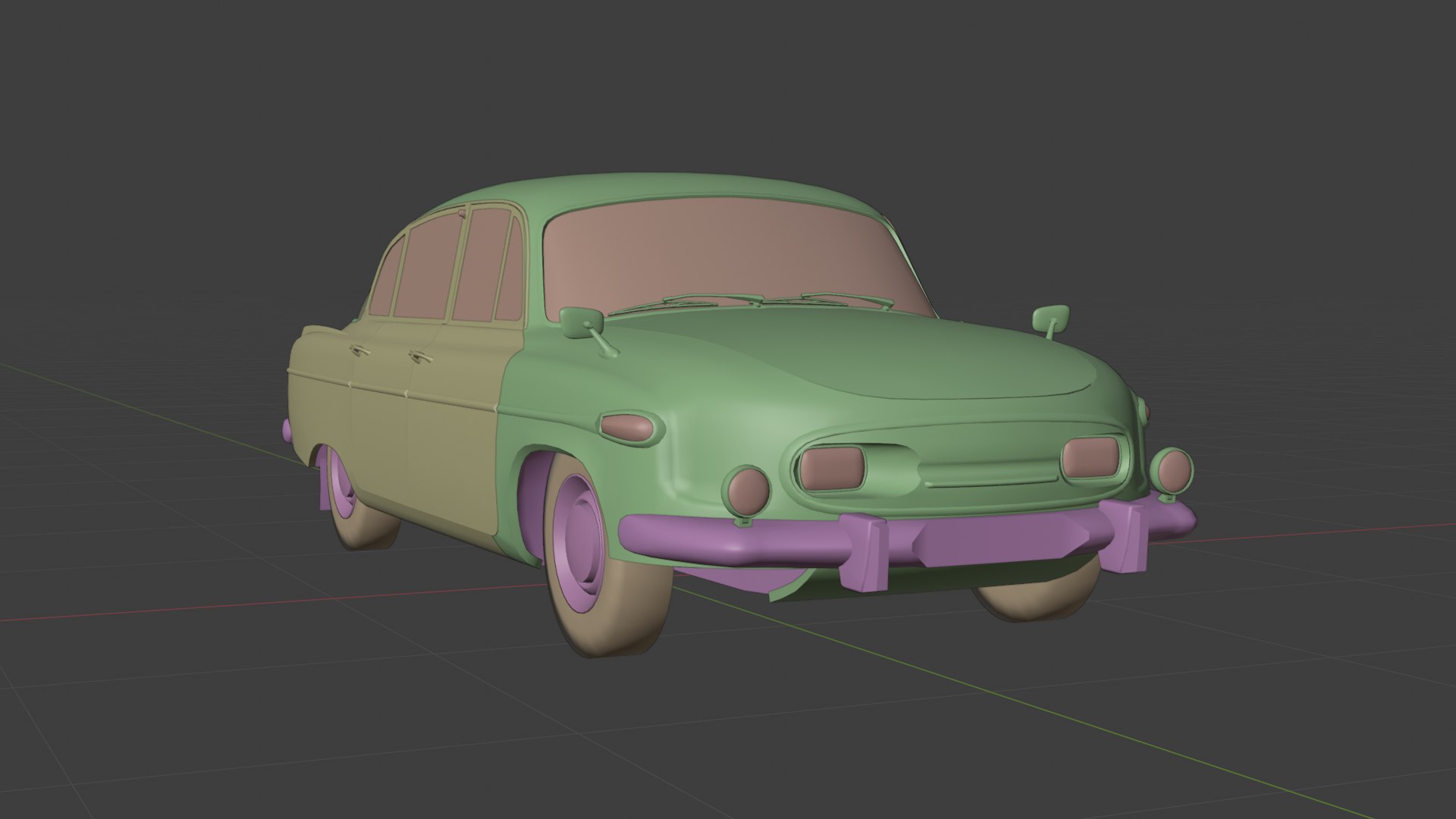 Tatra 603 3D Model - TurboSquid 2342019