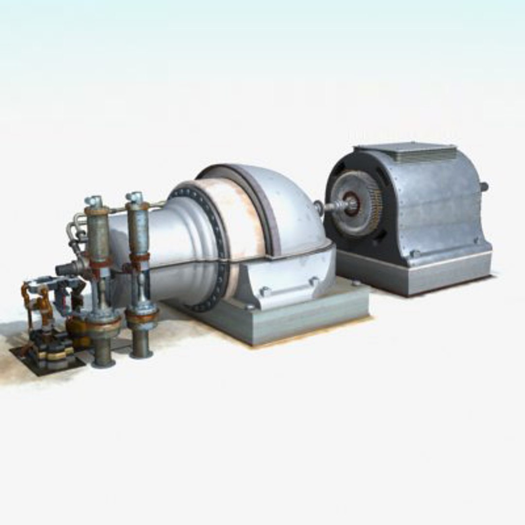 3d Power Turbine Model