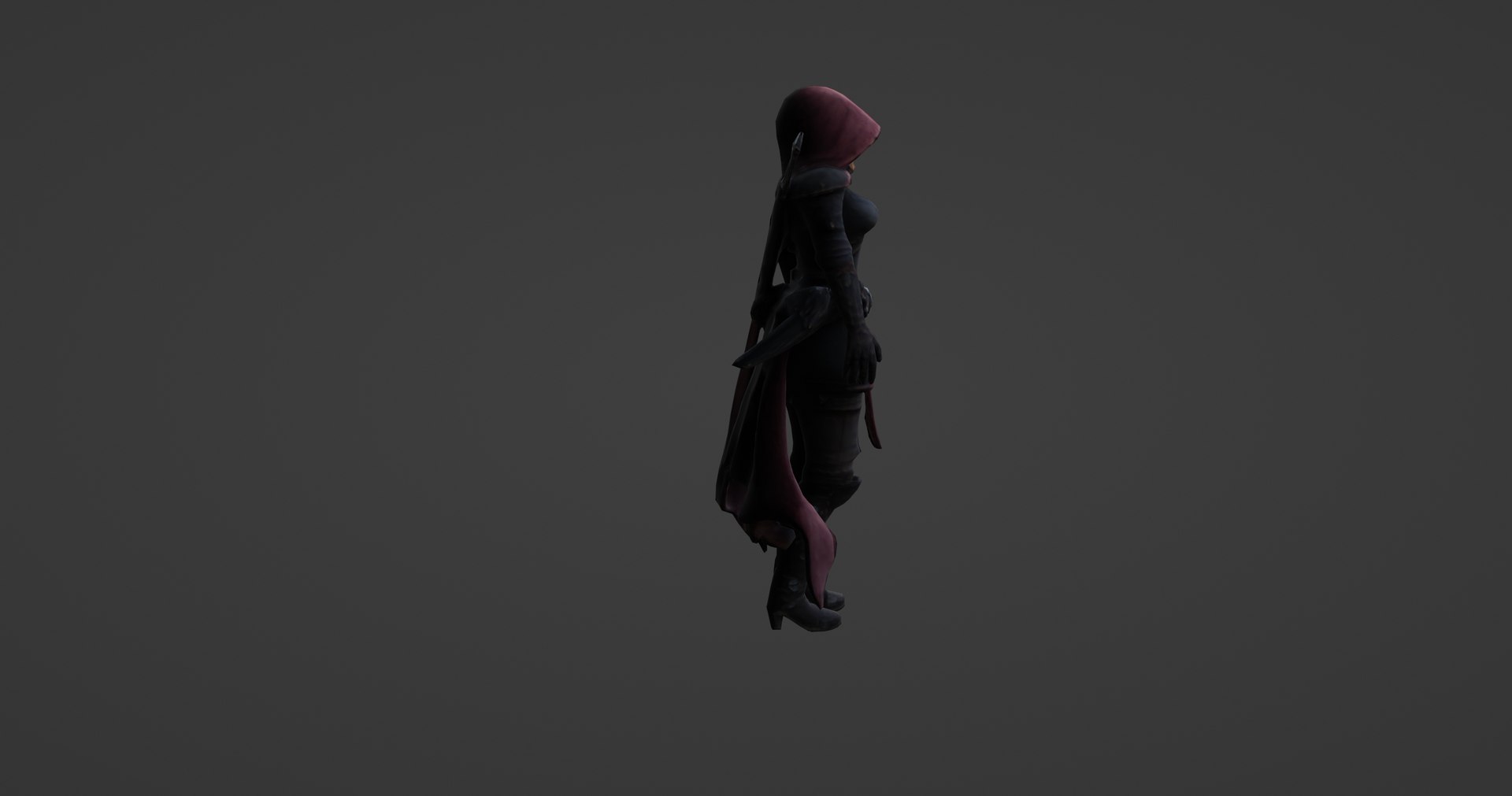3D Model Rogue Warrior - Hooded Fantasy Character Model - TurboSquid ...