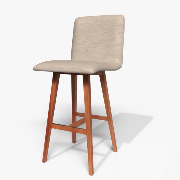 modelo 3d Taburete de bar beige denim - TurboSquid 2096276