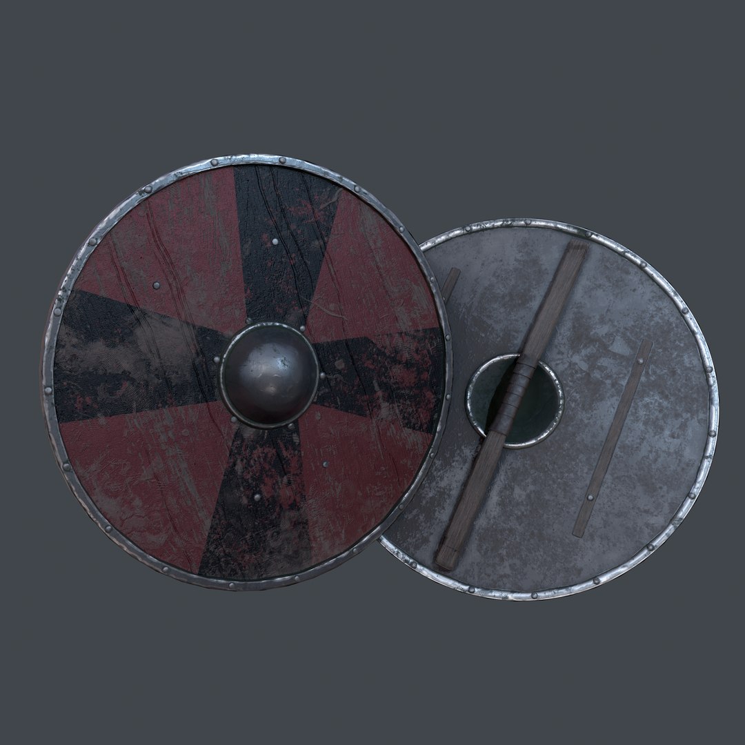 Viking shield model - TurboSquid 1303168