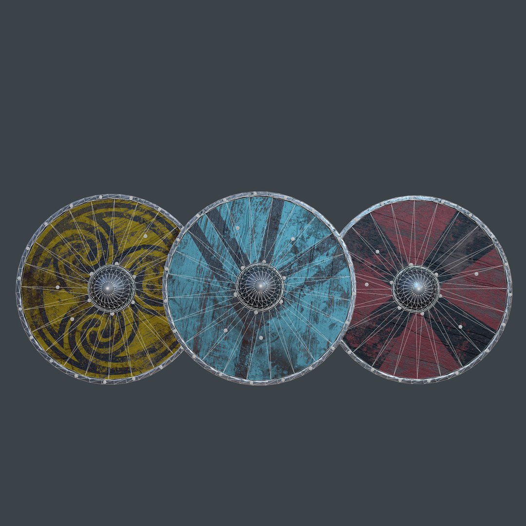 Viking shield model - TurboSquid 1303168