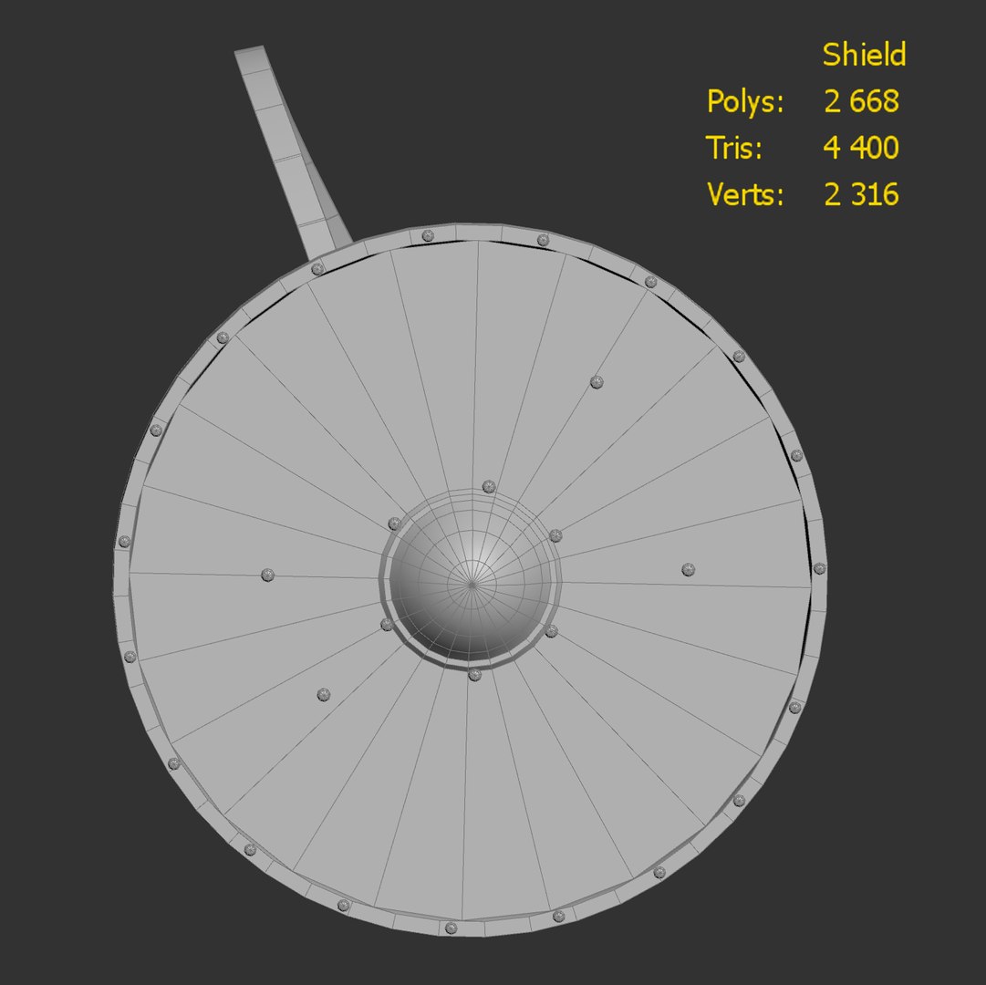 Viking shield model - TurboSquid 1303168