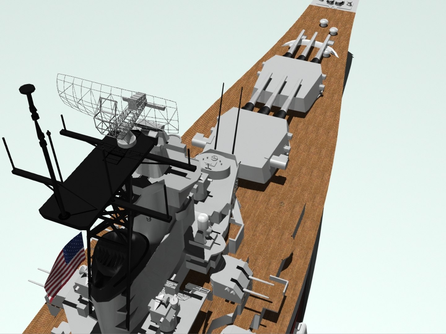 3d Model Uss Missouri