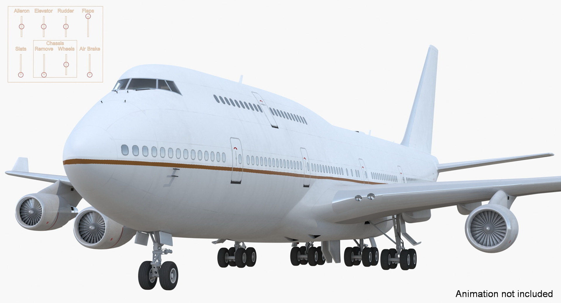 Boeing 747-400er Generic Rigged 3D - TurboSquid 1229316