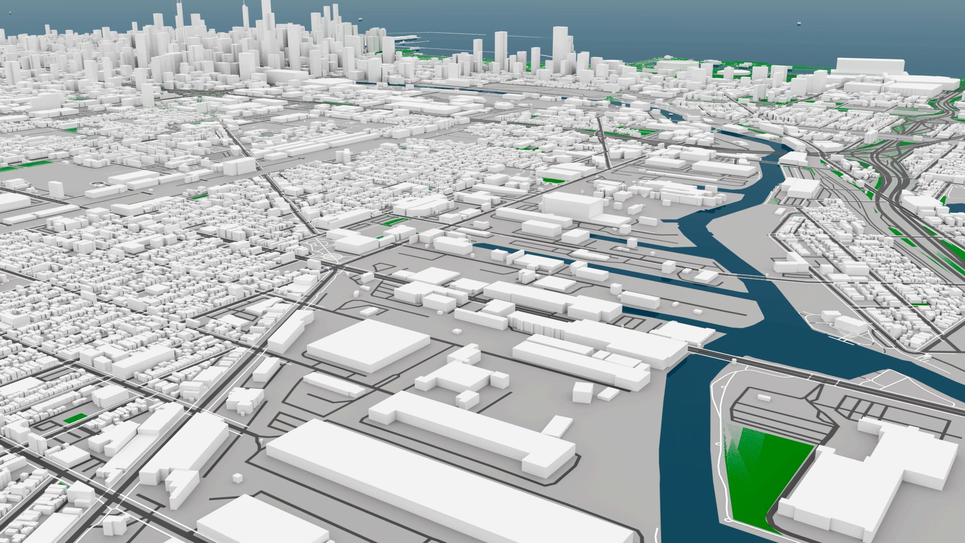 3D Model Chicago Illinois USA 3D City Map - TurboSquid 2306994